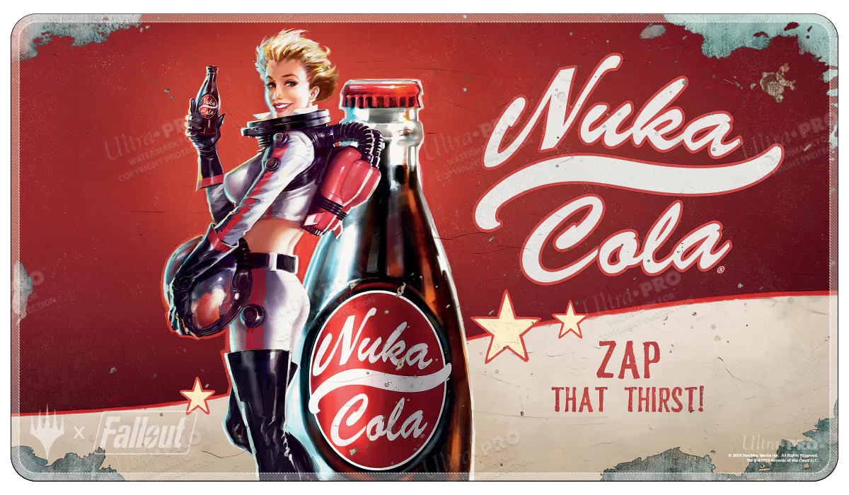 Fallout: Nuka-Cola Pinup Holofoil Standard Gaming Playmat – Bona Fide ...
